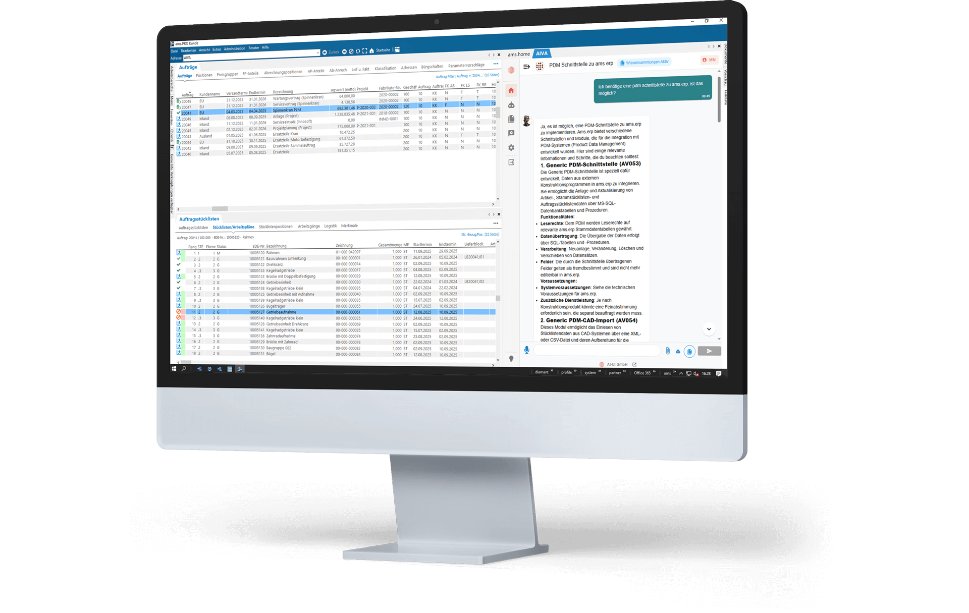 ERP Modul Kalkulationssoftware I ams.Solution AG